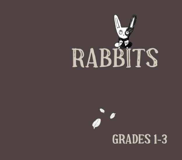Nature School Unit Study for Gr. 1-3: Rabbits | Homeschool Resource Co.